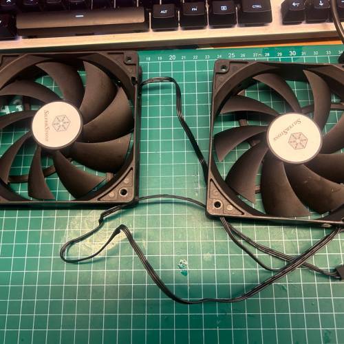 Noctua 貓頭鷹 NF-A12x15 PWM 散熱風扇x2 +Silverstone fan x 2 - 二手或全新機箱電源散熱, 電腦 ...