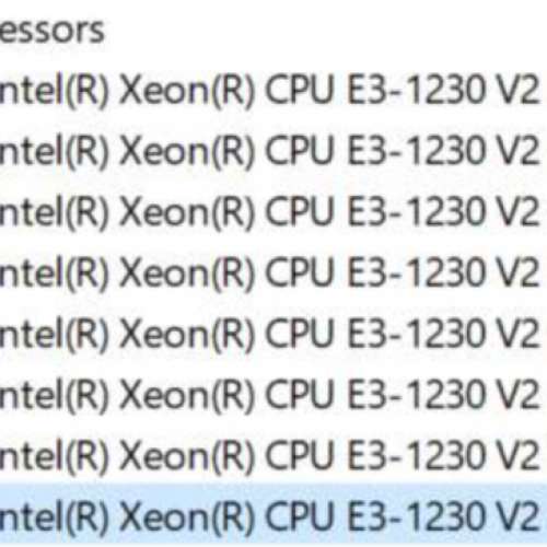 Intel Xeon CPU E3-1230V2 - 二手或全新CPU, 電腦 - DCFever.com