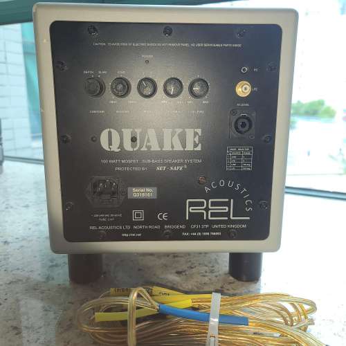 英國 REL Acoustics Quake subwoofer 有源超低音喇叭. hkd 900. - 二手或全新揚聲器, 影音產品 ...