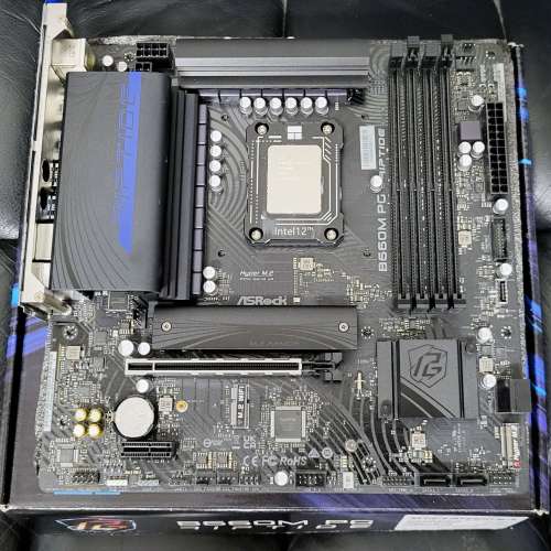 intel core i5-12400 + AsRock B660M PG Riptide + intel optane 16GB + 利民 ...