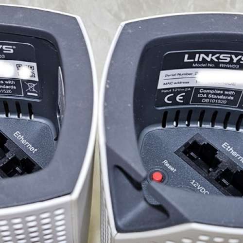 LINKSYS WHW03 MESH WIFI ROUTER 2 隻 - 二手或全新網絡/WIFI, 電腦 - DCFever.com
