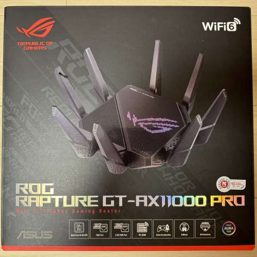 ASUS ROG RAPTURE GT-AX 11000 pro - 二手或全新網絡/WIFI, 電腦 - DCFever.com