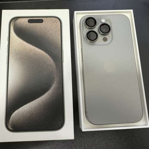 iPhone 15 Pro 128GB 原色鈦金屬 - 二手或全新iPhone, 手機通訊 - DCFever.com