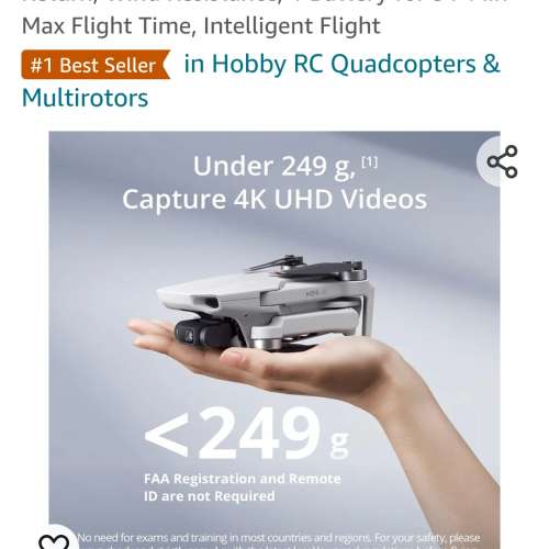 全新未開DJI Mini 4k mini 2 drone 無人機 - 二手或全新其他配件, 攝影產品 - DCFever.com