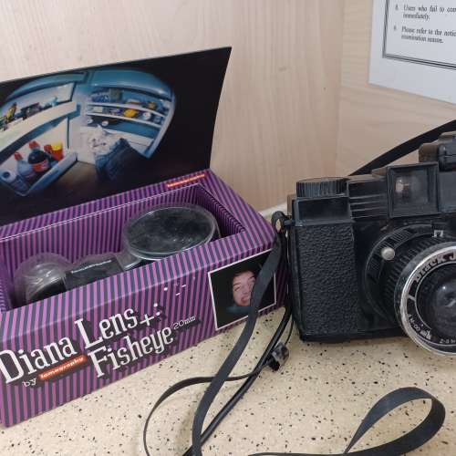LOMOGRAPHY DIANA 相機 + 全新魚眼鏡 - 二手或全新菲林相機, 攝影產品 - DCFever.com