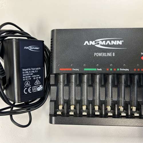 ANSMANN Powerline 8 Battery Charger - 二手或全新電池、充電器, 攝影產品 - DCFever.com