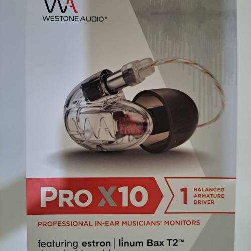Westone Pro X10 專業入耳式監聽耳機 - 二手或全新Earphones, 影音產品 - DCFever.com