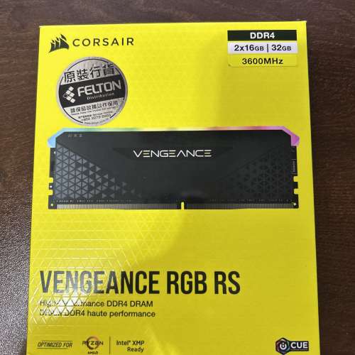 Corsair Vengeance RS DDR4 3600 RGB ram 16x2 32GB - 二手或全新RAM 記憶體, 電腦 ...