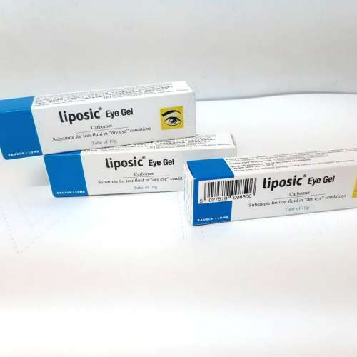 博士倫淚保舒眼用凝膠4支--Liposic Eye Gel (HK-52163) (10g)-- Lubricant 潤眼藥水--潤眼膏 ...
