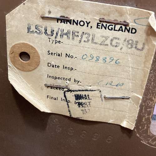 Tannoy Lz3 出售天朗原廠喇叭木箱，品相幾乎完美 - 二手或全新揚聲器, 影音產品 - DCFever.com