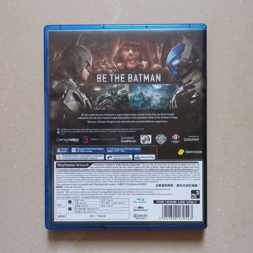 PS4 Game Disc - Batman Arkham Knight - 二手或全新Games / 遊戲, 遊戲機、模型 ...