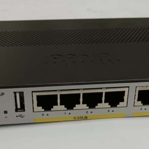 Cisco C921J-4P Router ISR 900 Series - 二手或全新網絡/WIFI, 電腦 - DCFever.com
