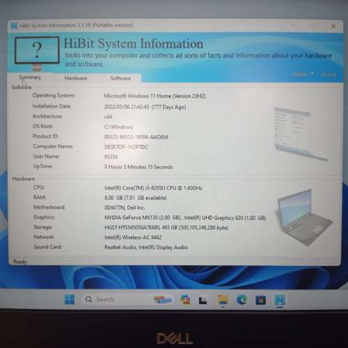 Dell P92G i5 8250U NVIDIA FHD - 二手或全新手提電腦, 電腦 - DCFever.com