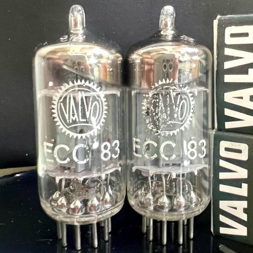 12ax7 ecc83 Valvo 長屏斜水銀細圓環一對富豪德國1958同年製造mC2同號配對 - 二手或全新其它, 影音產品 - DCFever.com