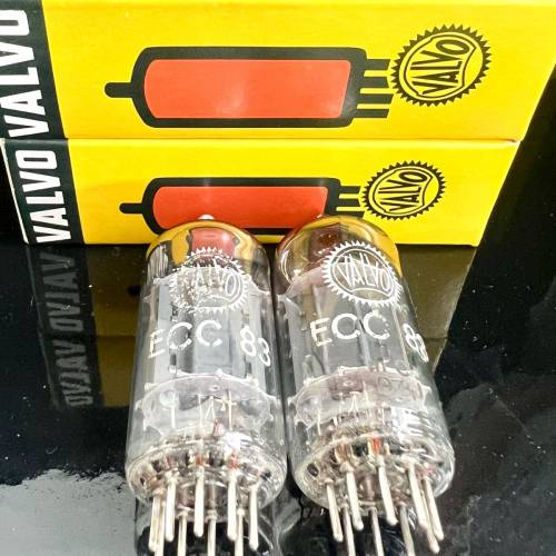 12ax7 ecc83 Valvo 長屏斜水銀細圓環一對富豪德國1958同年製造mC2同號配對 - 二手或全新其它, 影音產品 ...