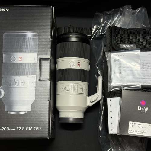 [全齊有單有盒] Sony FE 70-200mm F2.8 GM OSS SEL70200GM - 二手或全新自動對焦鏡頭, 攝影產品 ...
