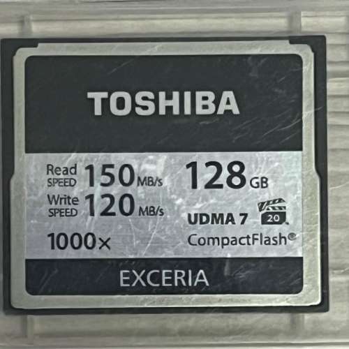 Toshiba Compact Flash 128 GB - 二手或全新記憶卡, 攝影產品 - DCFever.com