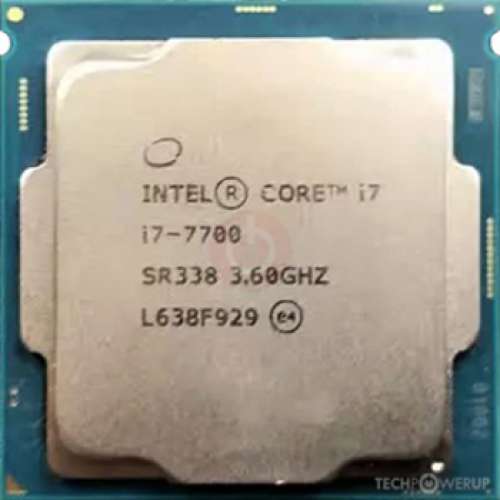 Intel I7 7700 CPU - 二手或全新CPU, 電腦 - DCFever.com