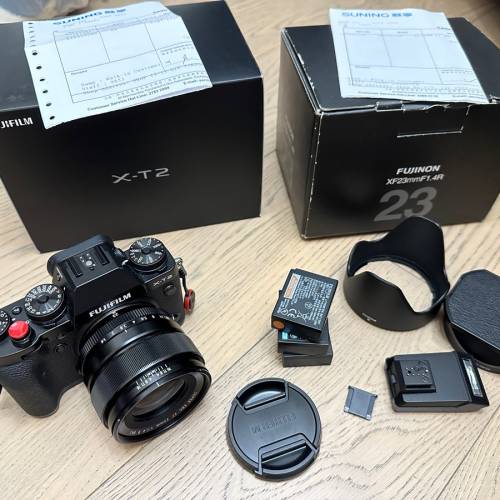 行貨過保新淨 Fujifilm xt2 xt-2 + xf 23mm f1.4 - 二手或全新無反相機, 攝影產品 - DCFever.com