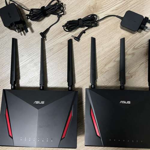 Asus AC86u X 2 - 二手或全新網絡/WIFI, 電腦 - DCFever.com