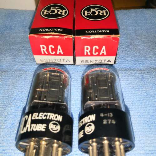 美國RCA 6SN7GTA胆1對(95%新100%全正常,靚仔小用) - 二手或全新擴音機, 影音產品 - DCFever.com
