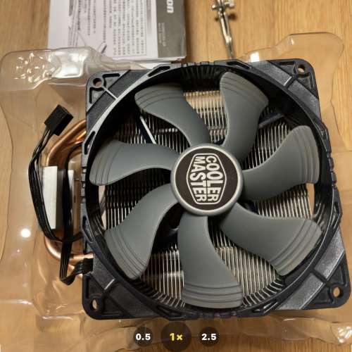 COOLER MASTER heat sink w/ fan - 二手或全新CPU, 電腦 - DCFever.com