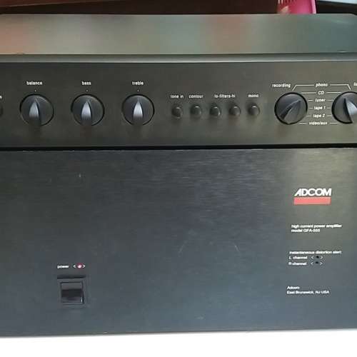 Adcom GFP-555 GFA-555 前/後級 - 二手或全新擴音機, 影音產品 - DCFever.com