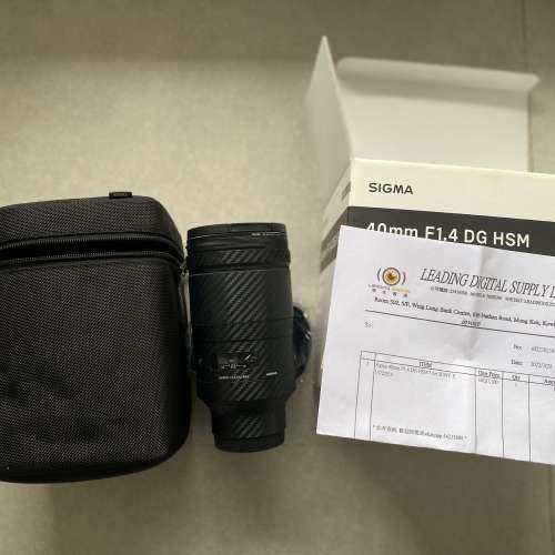 Sony E mount Sigma 40 1.4 有保養 - 二手或全新自動對焦鏡頭, 攝影產品 - DCFever.com