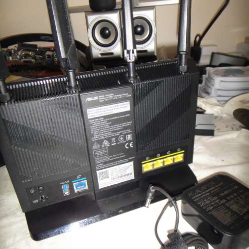 Asus 華碩4G-AC68U 雙頻無線 AC1900 Gigabit 路由器 - 二手或全新網絡/WIFI, 電腦 - DCFever.com