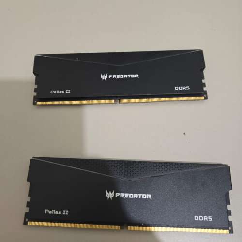 Acer Predator PALLAS II 32GB (16GB x2) DDR5 6000MHz - Black 黑色 - 二手或全新RAM 記憶體, 電腦 - DCFever.com