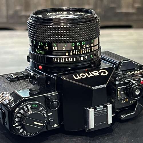 Canon A1 Black w/ FD 50mm F1.4 Lens - 二手或全新菲林相機, 攝影產品 - DCFever.com