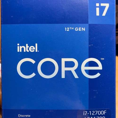 Intel i7 gen12 12700F - 二手或全新CPU, 電腦 - DCFever.com