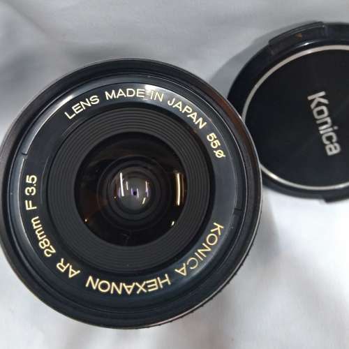 日本 KONICA HEXANON 28mm f3.5( AR mount )99% new 包(原裝底+面蓋) - 二手或全新手動對焦鏡頭 ...