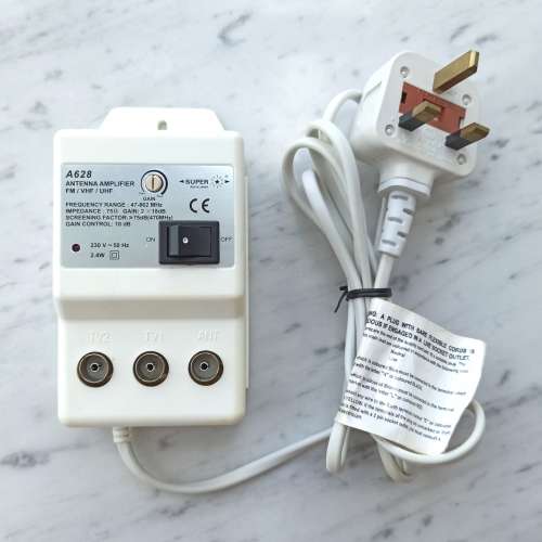 Super A628 antenna amplifier 電視 信號 放大器 分線盒 TV signal - 二手或全新電視, 影音產品 ...