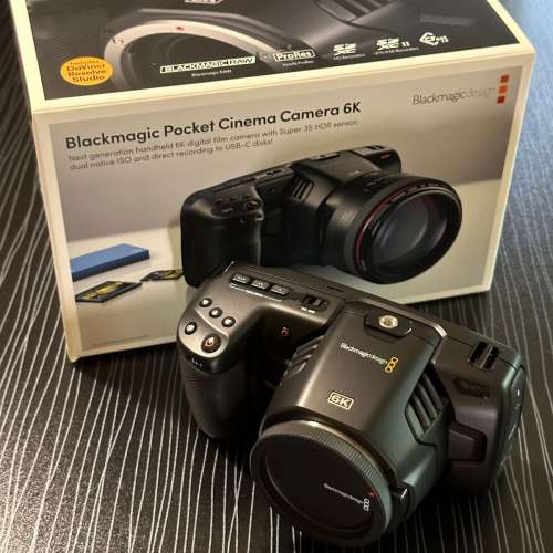 Black magic pocket cinema camera 6K - 二手或全新數碼攝錄機, 攝影產品 - DCFever.com