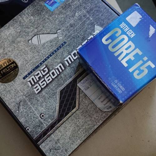 CPU Intel i510400 with MSI B560M Mortar DDR4 MB - 二手或全新CPU, 電腦 - DCFever.com