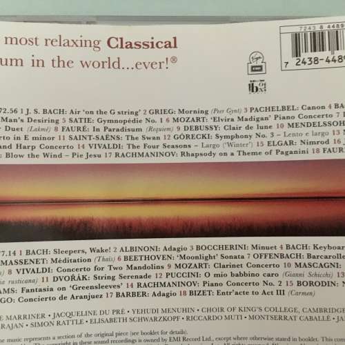 古典 CD Classical best 美版 2cd-set 首首經典 classic made in USA - 二手或全新影碟 CD ...