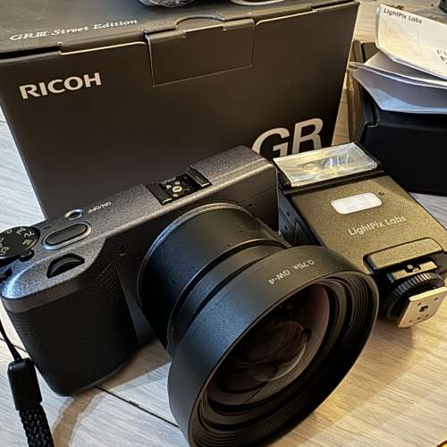 Ricoh GR3 Street Edition + Ricoh GW-3 Wide Angle - 二手或全新無反相機, 攝影產品 - DCFever.com