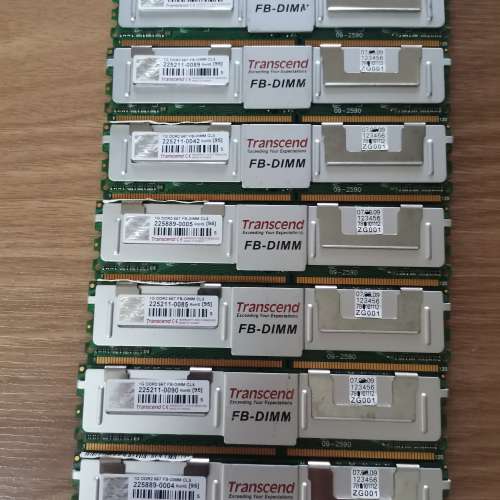 Transcend Servers Ram 2G&1G - 二手或全新RAM 記憶體, 電腦 - DCFever.com