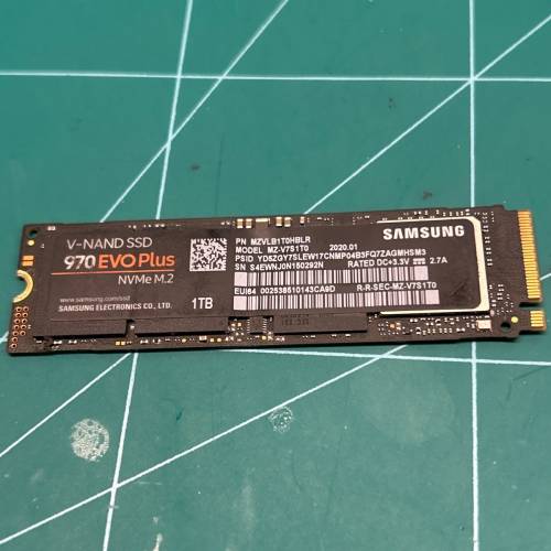 $450 970 EVO Plus NVMe M.2 固態硬碟 1TB MZ-V7S1T0BW - 二手或全新SSD/硬碟機, 電腦 - DCFever.com