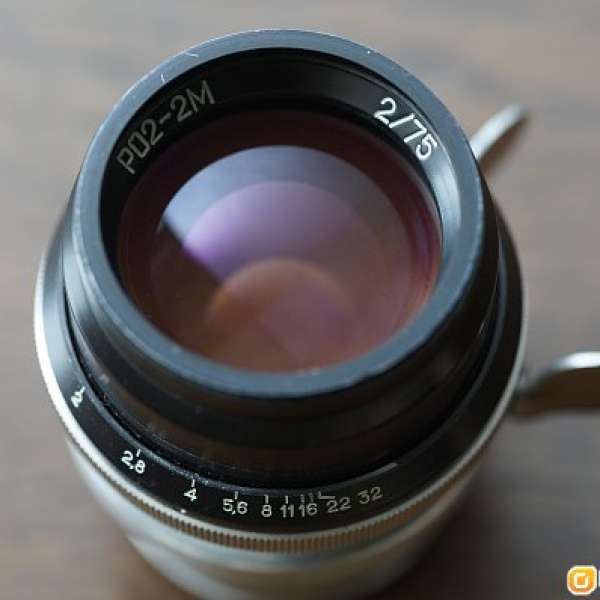 KMZ PO2-2M 75mm f/2 俄仔電影鏡 (EX+) - 二手或全新手動對焦鏡頭, 攝影產品 - DCFever.com