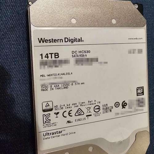[100%正常/全綠🟩] WD 14TB Ultrastar HelioSeal企業級硬碟 HDD(適合,NAS,Synology,Qnap ...