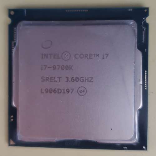 Intel i7-9700k CPU - 二手或全新CPU, 電腦 - DCFever.com