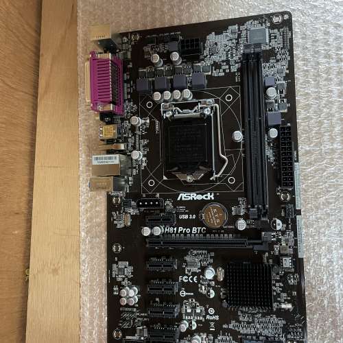 二手 ASROCK H81 PRO BTC LGA1150 ATX MB - 二手或全新底板, 電腦 - DCFever.com