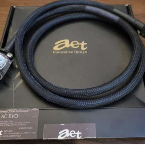 AET SCR AC EVO power cable 電源線 1.8m(廠線） - 二手或全新影音線材, 影音產品 - DCFever.com