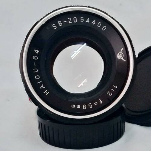 中國海鷗牌 Haiou-64 58mm F2 (MD-mount) 複製(Helios44 /Biotar)光學設計 #SB-2054400 ...