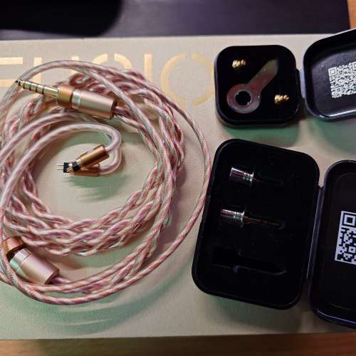 放 98%新 香港行貨 有單有盒齊件 Effect Audio Fusion 1 Con X Term X 接頭 耳機升級線 - 二手或全新Earphones, 影音產品 - DCFever.com