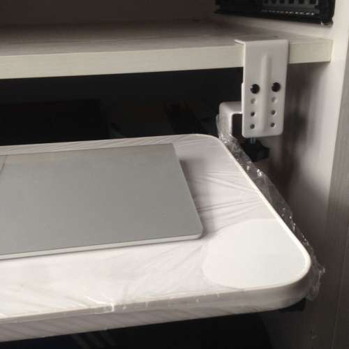 ⌨️ Keyboard Mouse Sliding Tray Clamp on 52x25cm Adjustable NEW 全新 鍵盤托架 ...