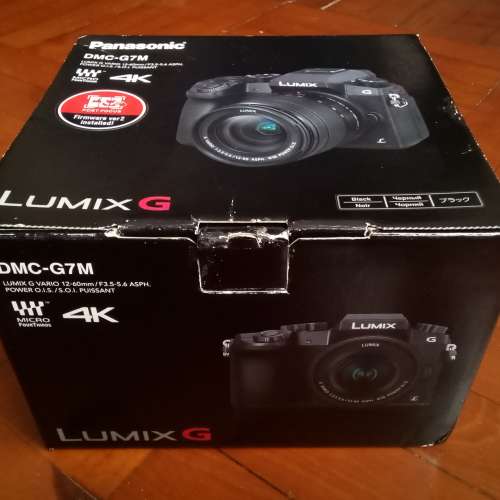 ( 新機一樣 ) Panasonic G7M 4K 拍片 無反相機一盒 ~ 快門少 - 二手或全新無反相機, 攝影產品 - DCFever.com