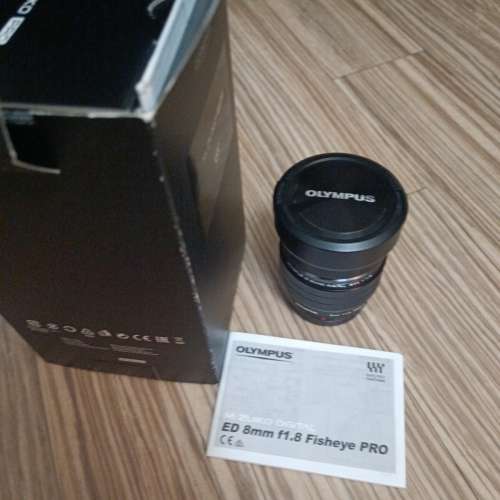 完美 olympus 8mm f1.8 8魚 for om1 om3 om5 em5 em1 g9 gh7 m43 - 二手或全新自動對焦鏡頭, 攝影產品 - DCFever.com